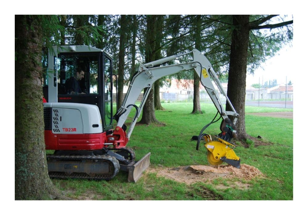 STUMP GRINDER FOR EXCAVATORS: XYLOCROK PE – Global Land Equipment
